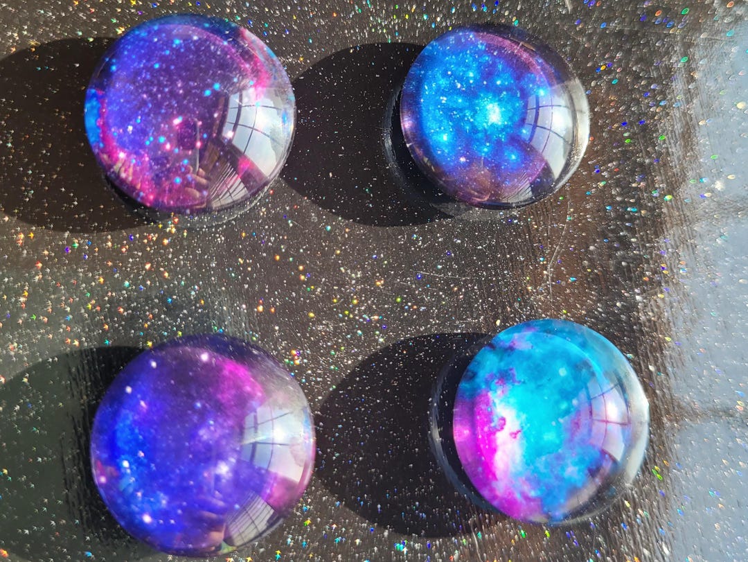 Galaxy Magnets Set: Space-themed Fridge Magnets - Etsy