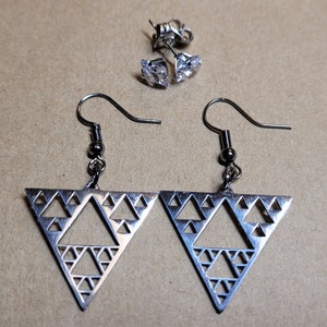 Math Earrings W/hypoallergenic Option & Bonus CZ Studs Math Gift-math ...