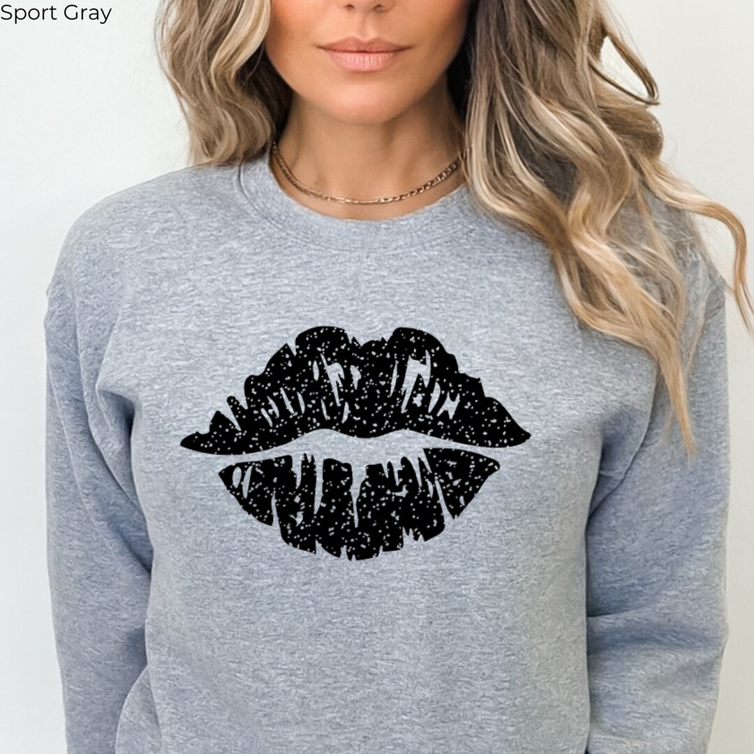 Boujee Lips Sweatshirt - Etsy
