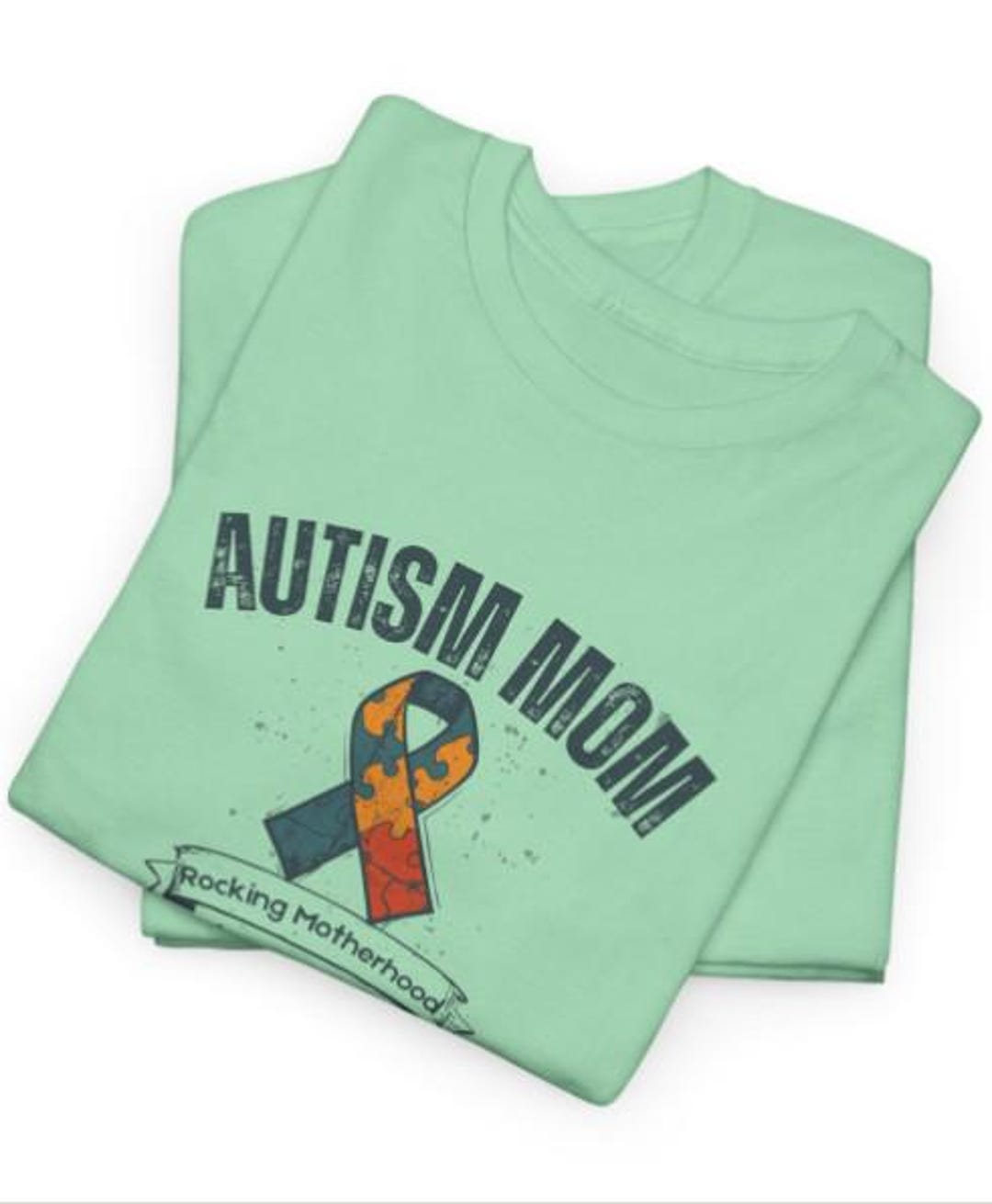 Autism Mom PNG – Puzzle Ribbon Awareness Design (digital Download) - Etsy