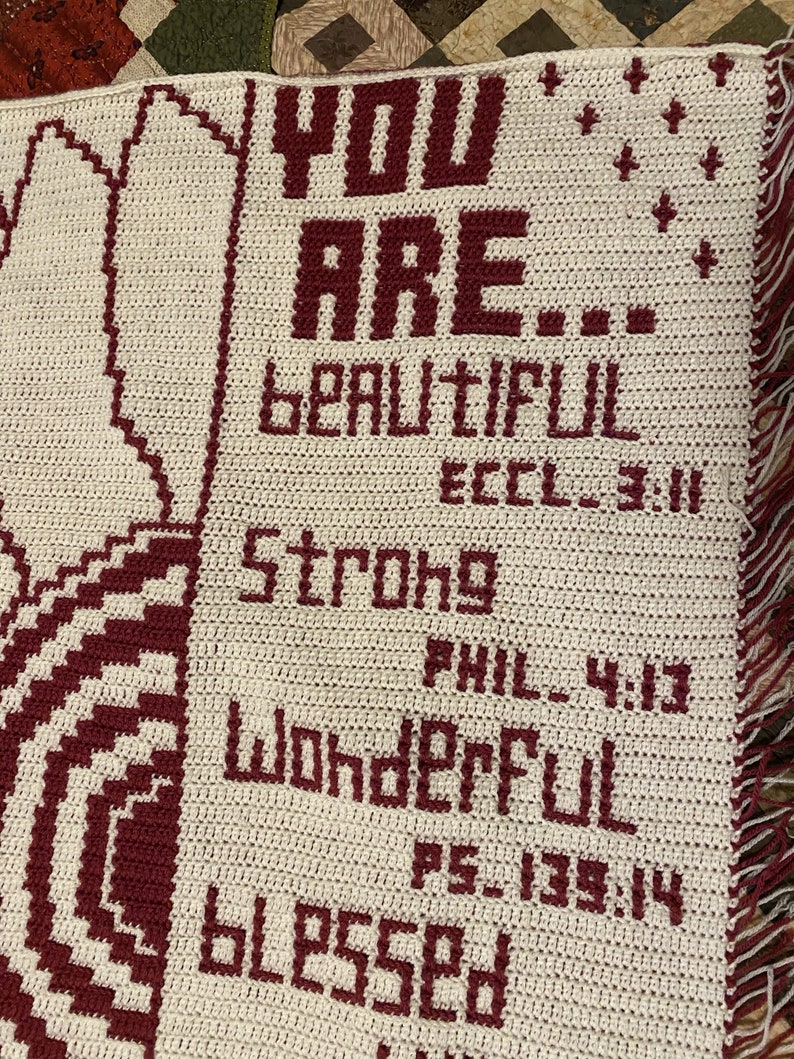 You Are Blessed Daisy OVERLAY MOSAIC Pattern - Etsy