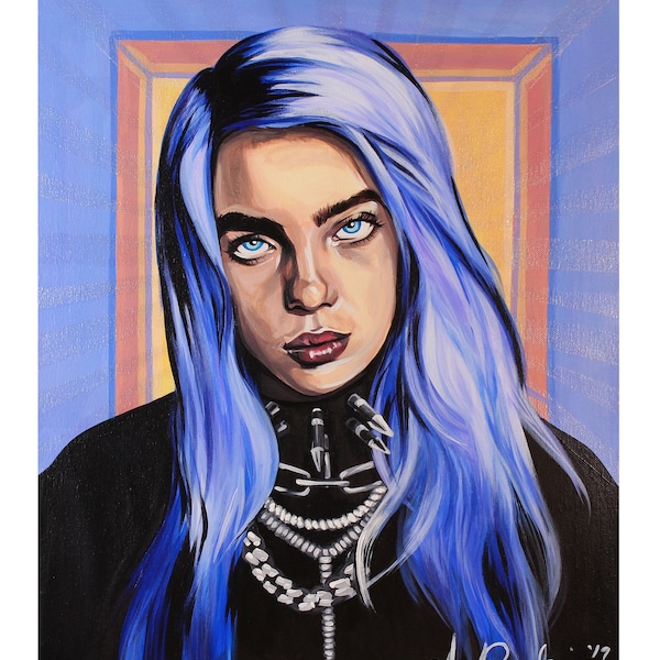 Billie Eilish Fan Art Print - Etsy