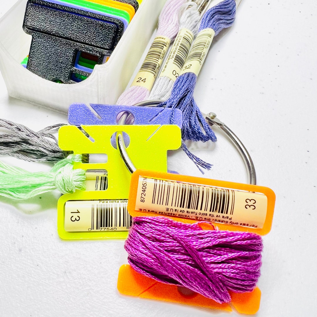 Mega Bobbin "all-in-one" With Label Tag Slot | Floss Thread Storage ...