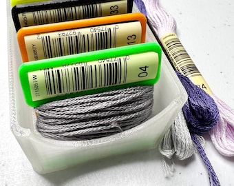 MIDI Floss Thread Drops With Label Tag Slot Cross Stitch, Embroidery ...