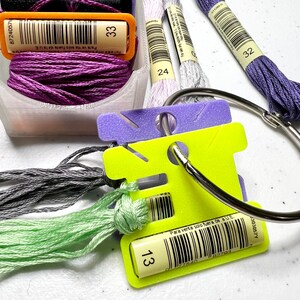Mega Bobbin "all-in-one" With Label Tag Slot | Floss Thread Storage ...