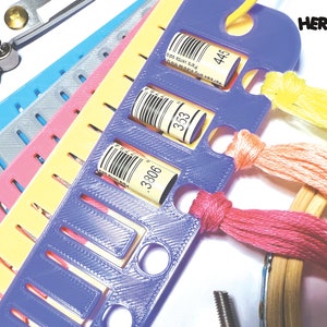 Compact Floss Thread Card Organizer With Label Tag Slots | Holds 10 ...