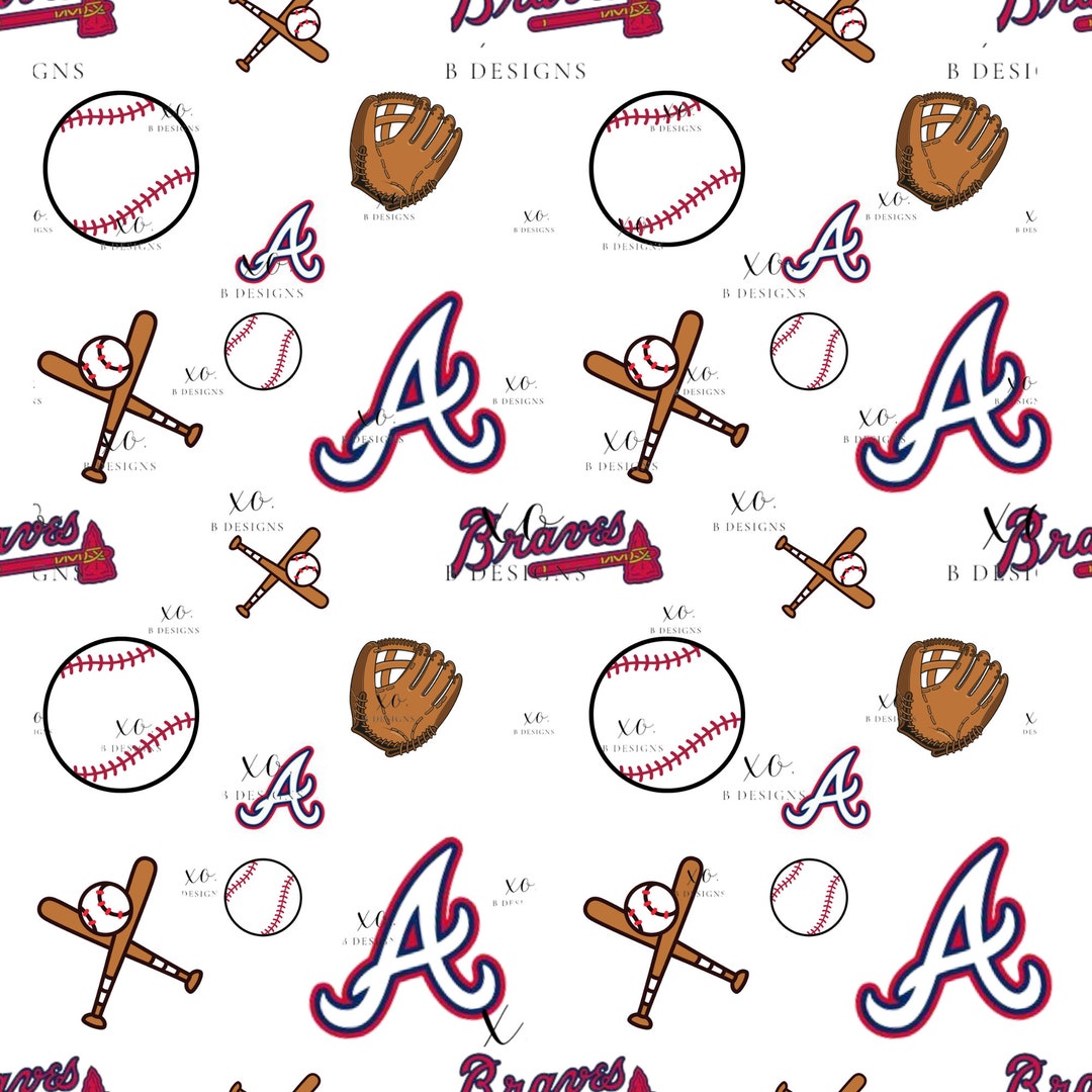 Atlanta Braves Seamless Pattern - Etsy