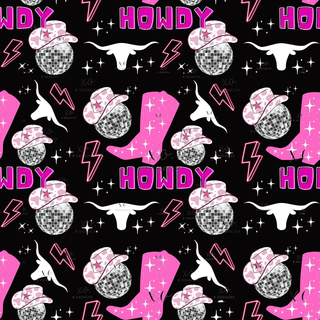 Howdy Seamless Pattern - Etsy
