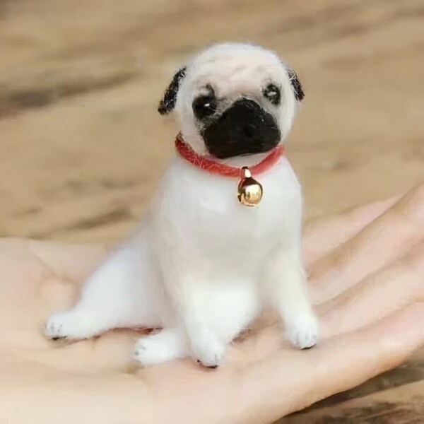 Felt Pug - Etsy