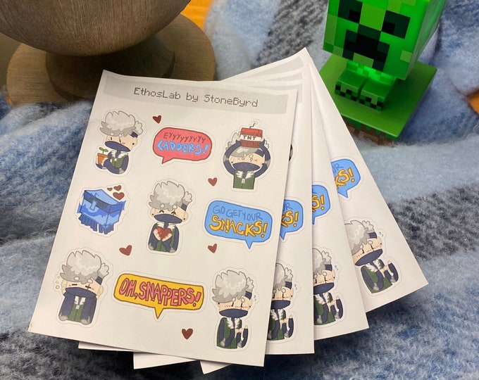 Cute Ethoslab Sticker Sheet Hermitcraft - Etsy