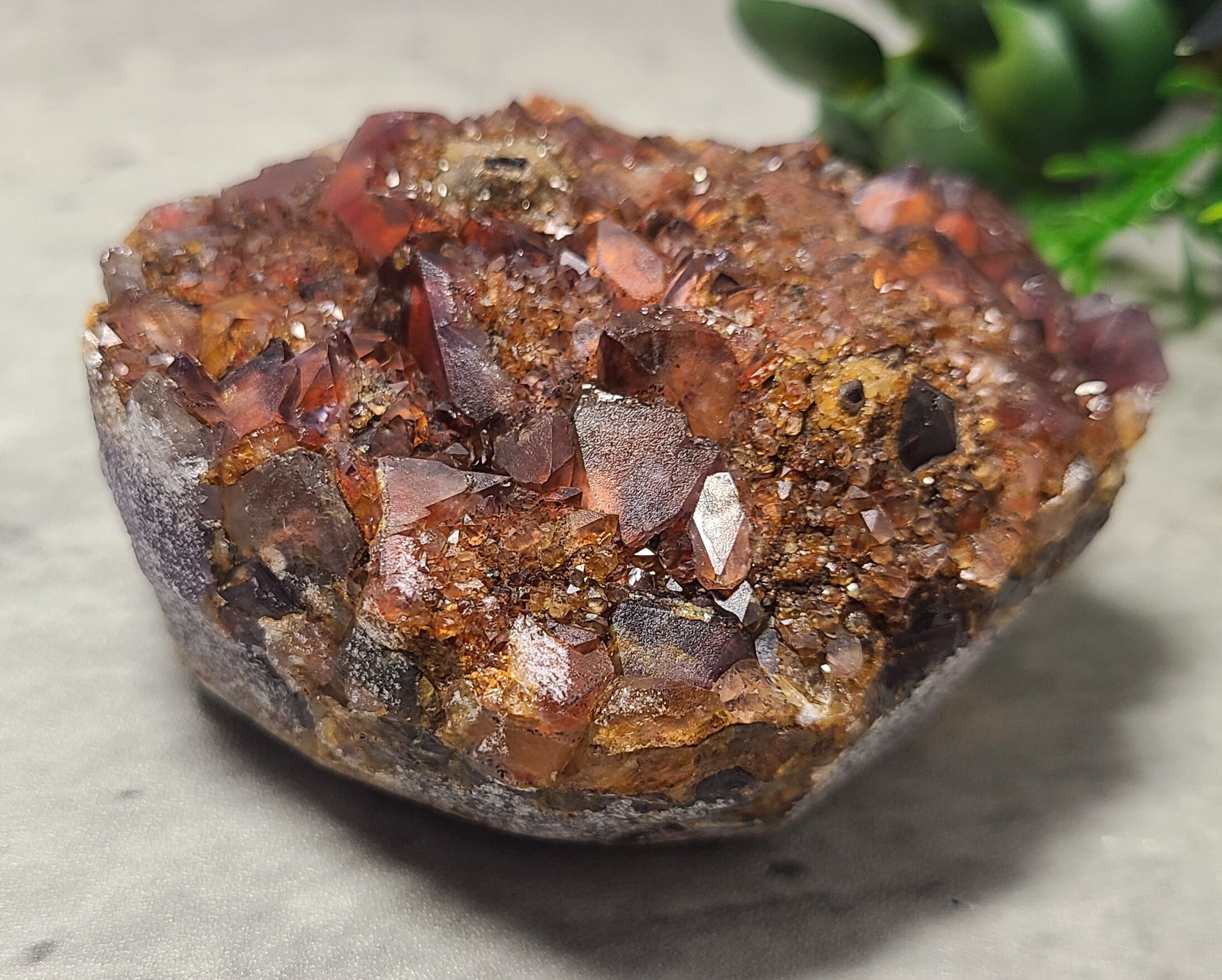 Superbe hématite incluse améthyste Alien Amethyst importé - Etsy France