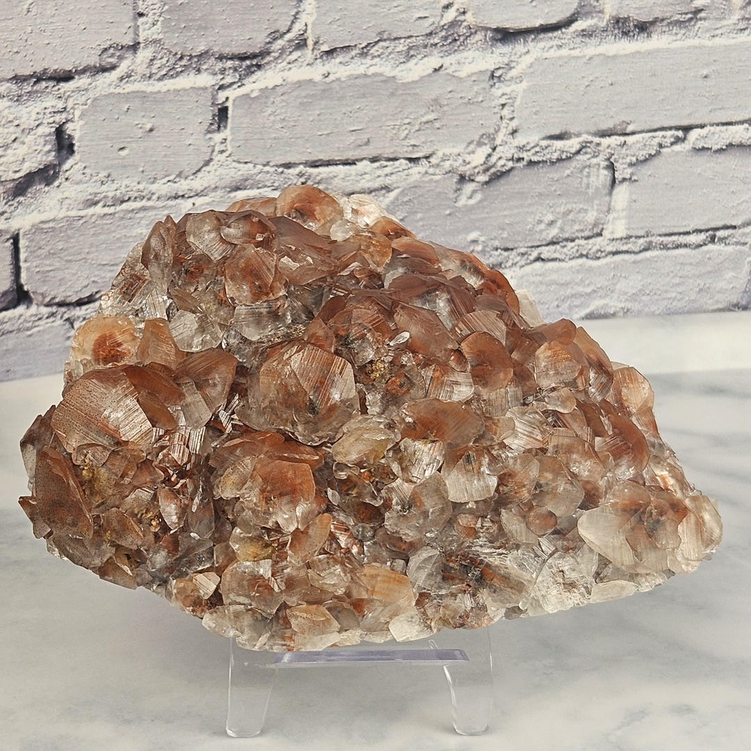 Gorgeous Red Calcite Cluster - Etsy