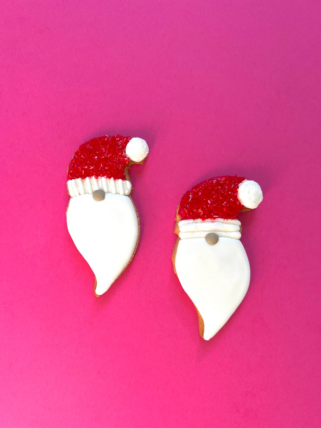Santa Icing Cookies - Etsy