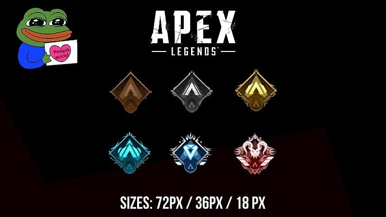 Apex Legends Ranked Sub Badges - Etsy
