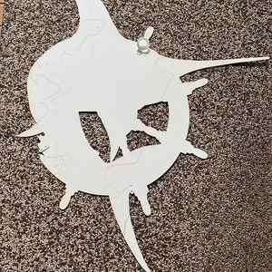 Swordfish Wall Mount, 2D Swordfish Replica Wall Art - Etsy