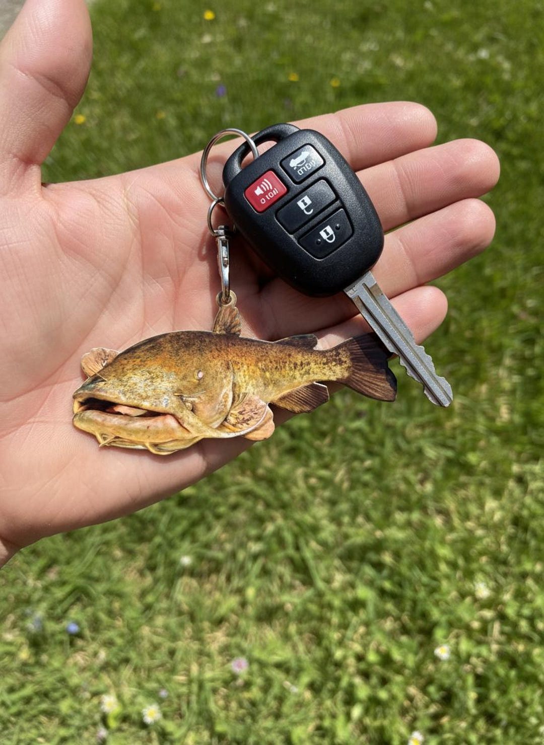 Flathead Catfish Keychain, Realistic, Fishing, Boat, Keys - Etsy