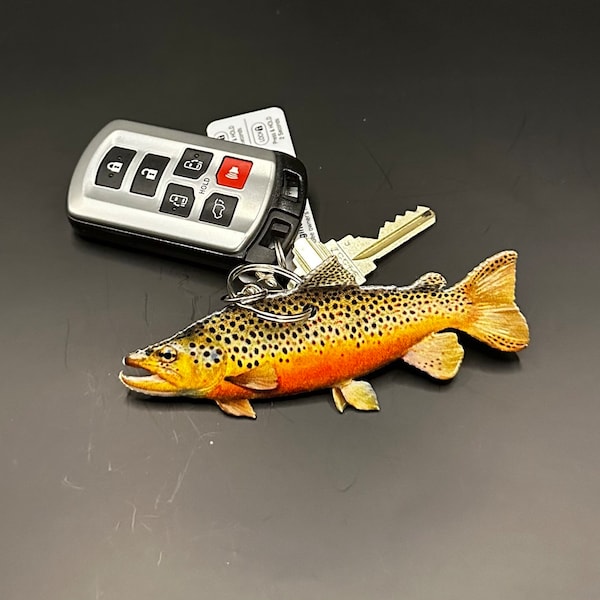 Fish Keychain - Etsy