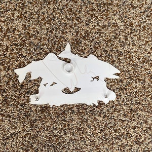 Brook Trout Replica Duo Wall Art -19 Inch Realistic 2D (flat) Metal ...