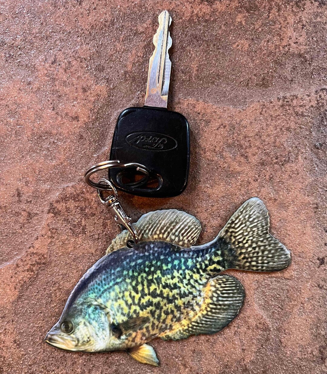 Crappie Fish Keychain, Realistic Fish Keychain, Boat Key Chain - Etsy