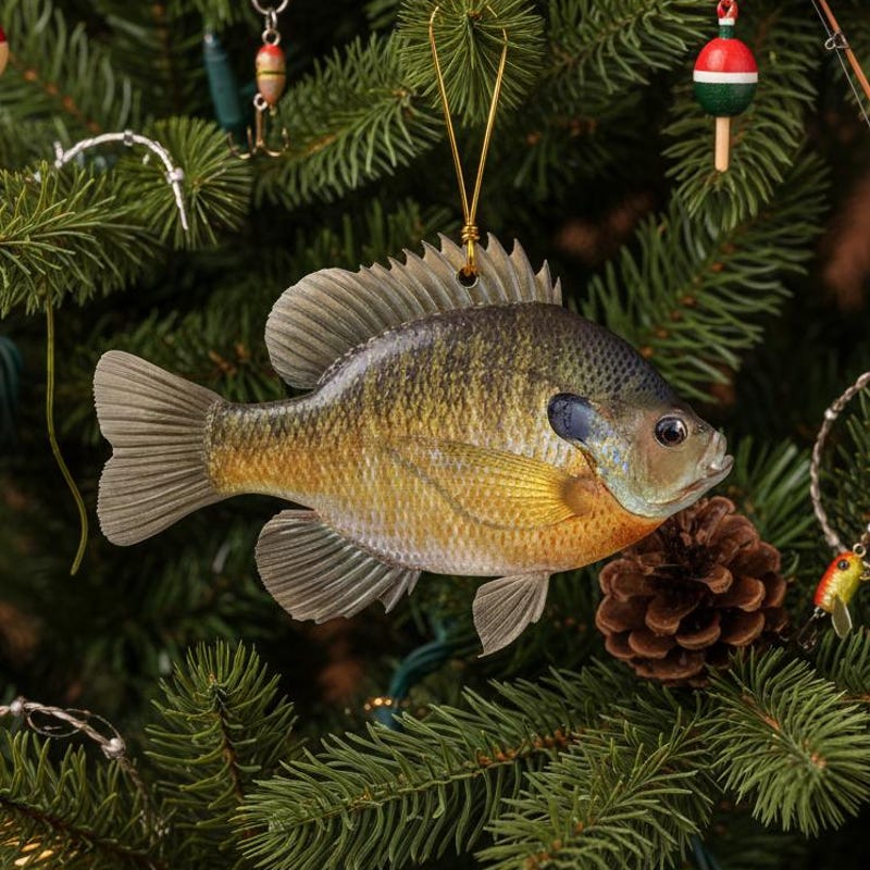 Bluegill Fish Ornament - Etsy