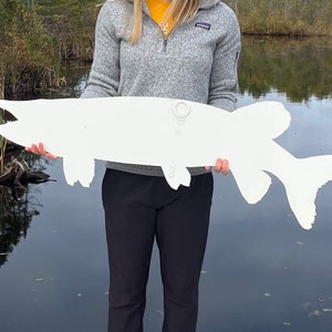 Northern Pike Replica - Metal, Realistic Northern Replica, Lodge Decor ...