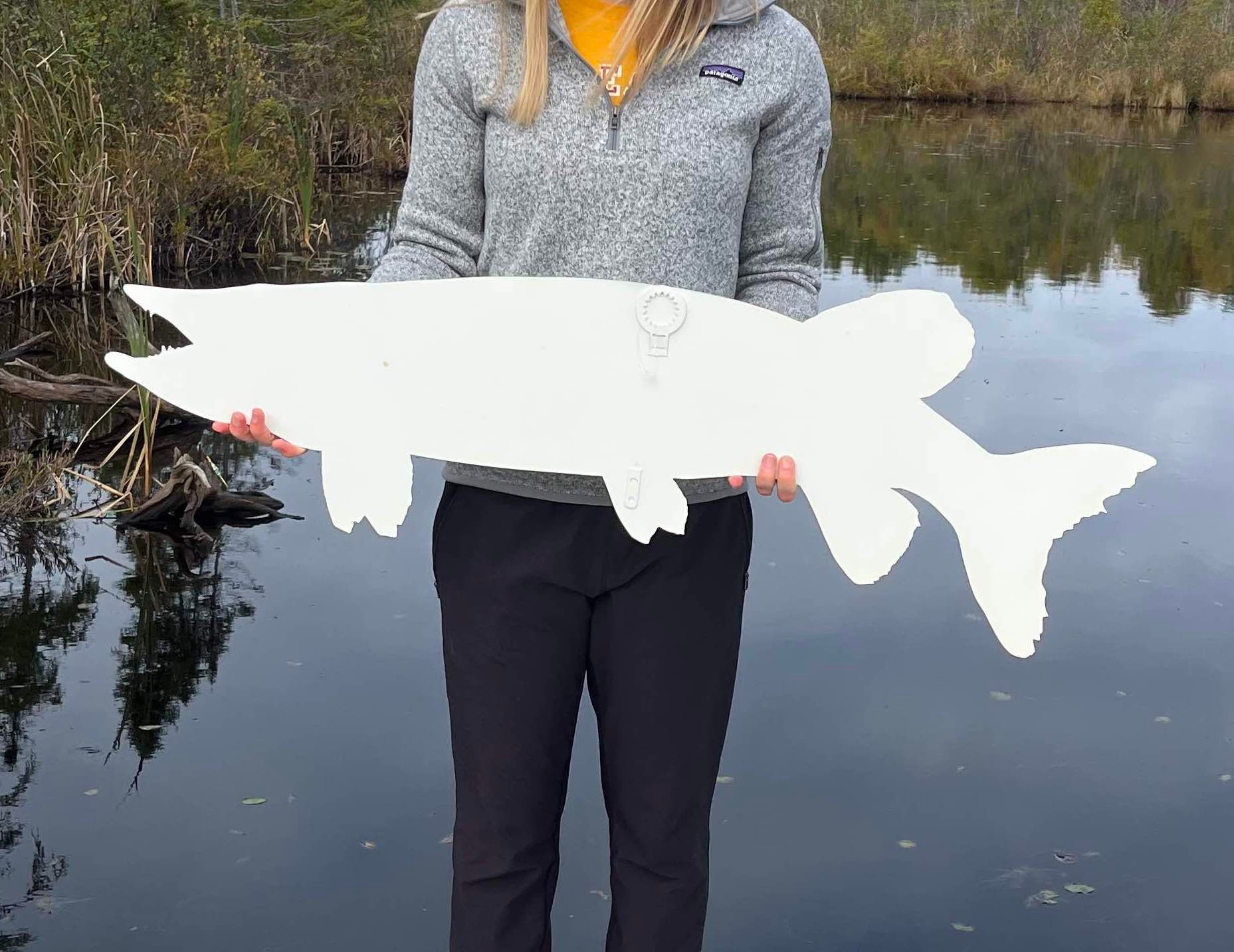 Northern Pike Replica - Metal, Realistic Northern Replica, Lodge Decor ...