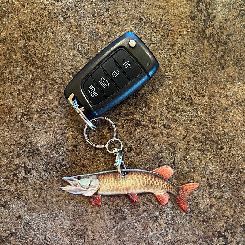 Fish Keychain - Etsy
