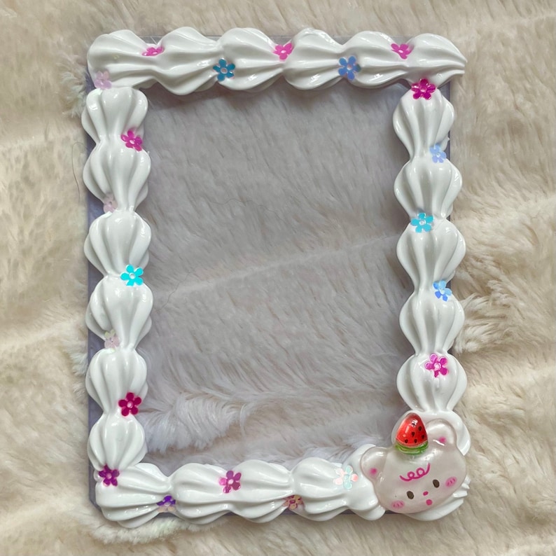 Decoden Toploader Cute Pink Bear Decorative Card Holder - Etsy