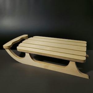 Decorative Wood Sled - CNC Cutting Files - Etsy