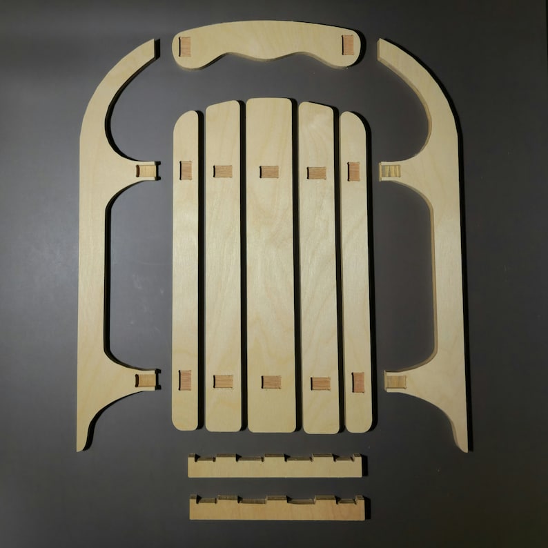 Decorative Wood Sled - CNC Cutting Files - Etsy