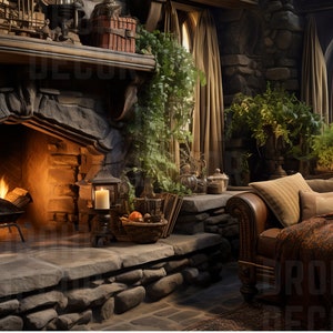 Whimsical Fantasy Virtual Backgrounds | 3 Pngs | Zoom Background ...