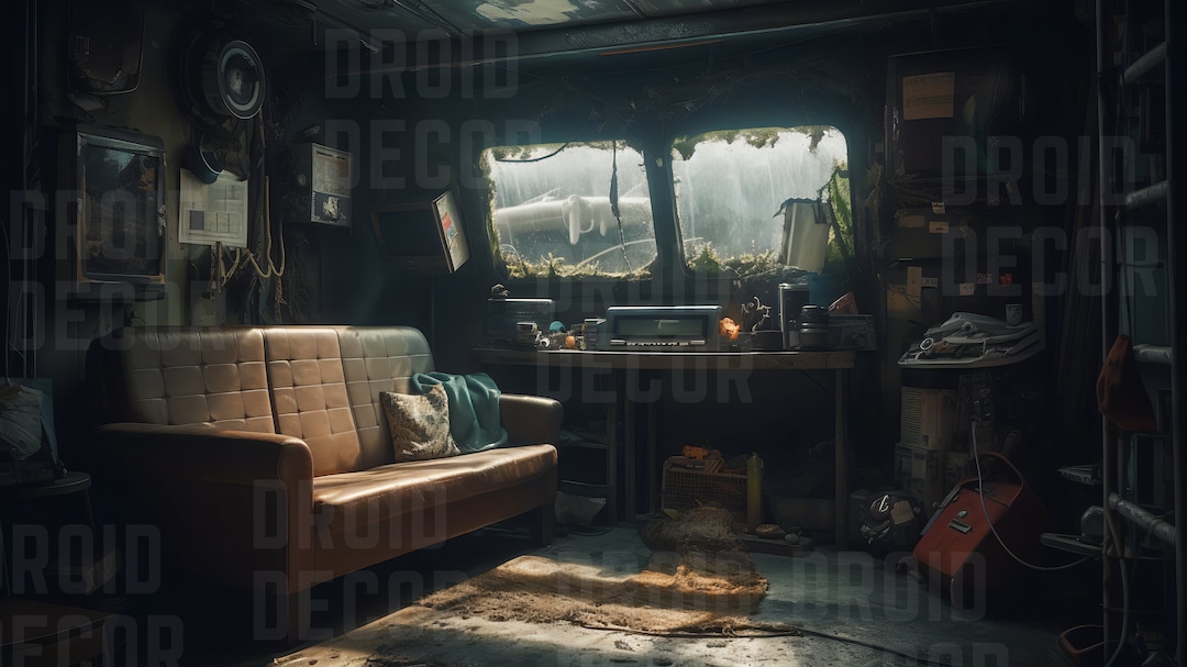 Post-apocalyptic Virtual Backgrounds | 2 Pngs | Zoom Background ...