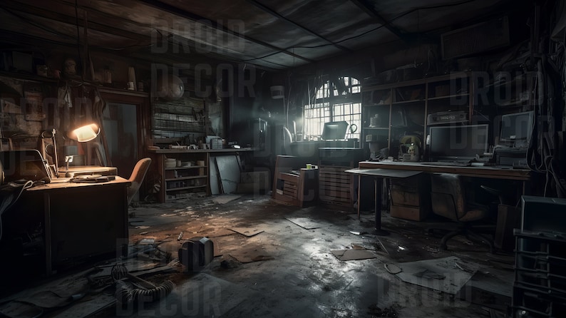 Post-apocalyptic Virtual Backgrounds 2 Pngs Zoom Background Desktop ...