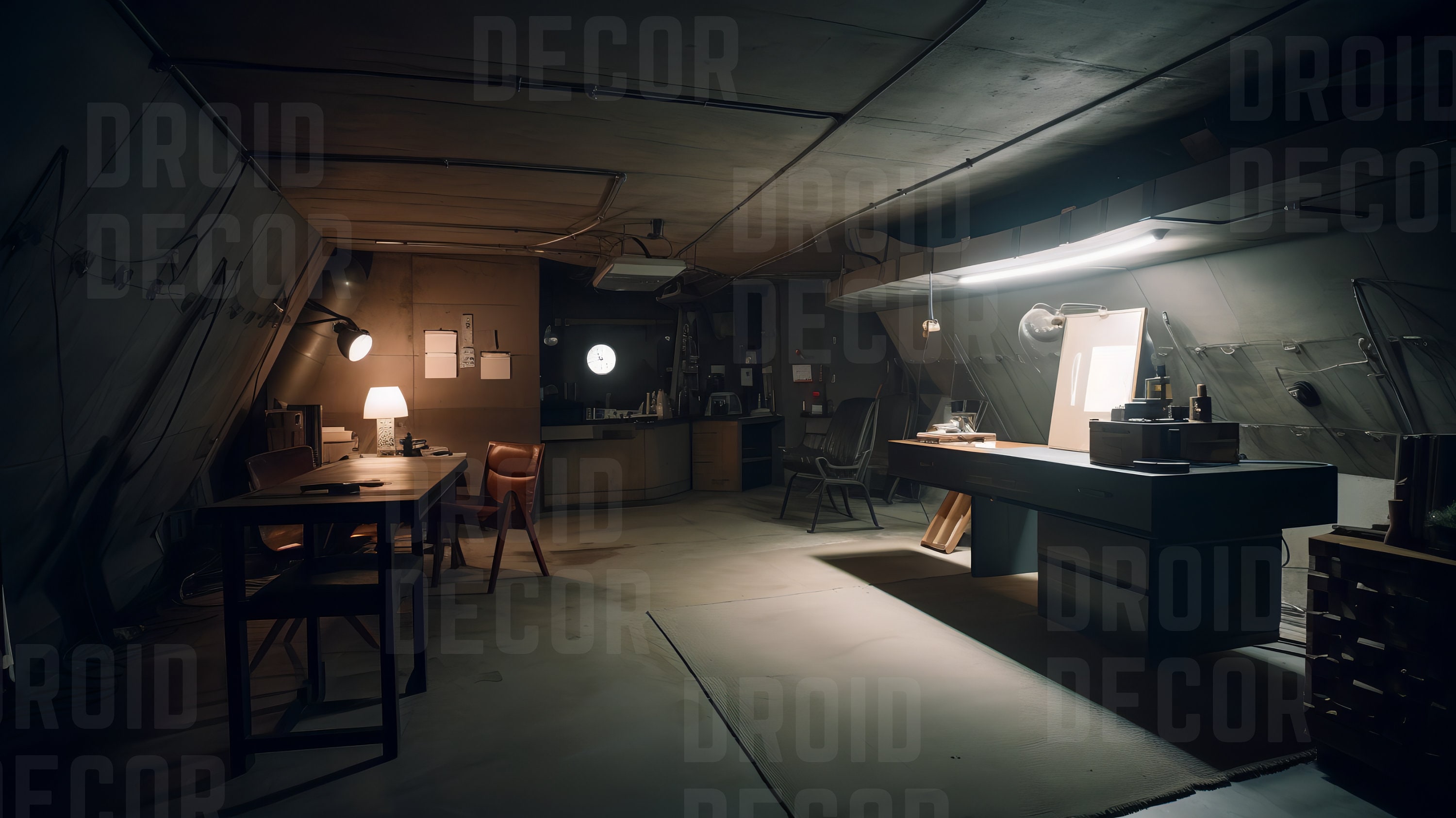 Apocalyptic Underground Bunker Virtual Backgrounds Pngs Desktop ...