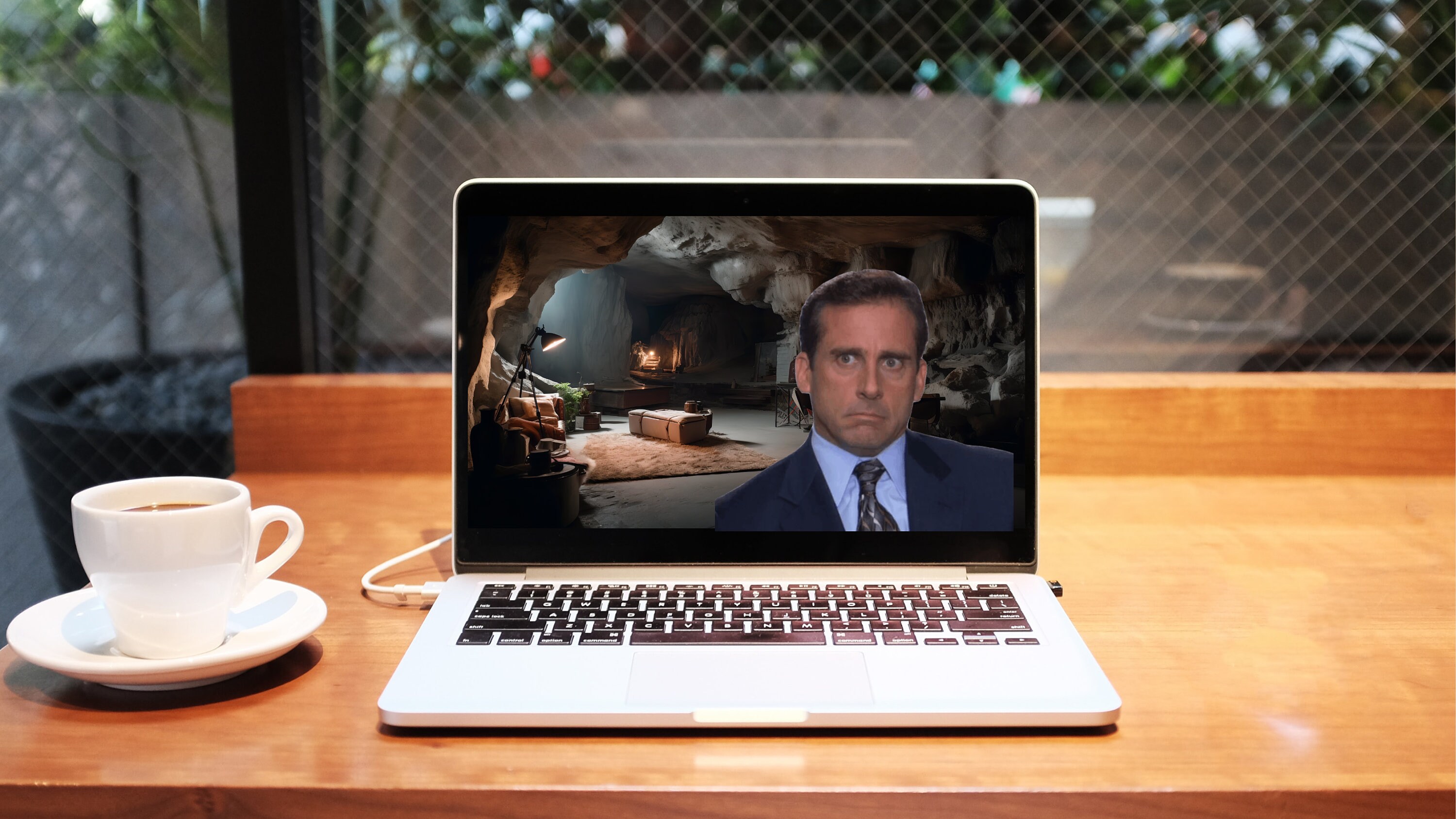 Dreamy Cave Home Virtual Background | PNG | Zoom Background | Desktop ...