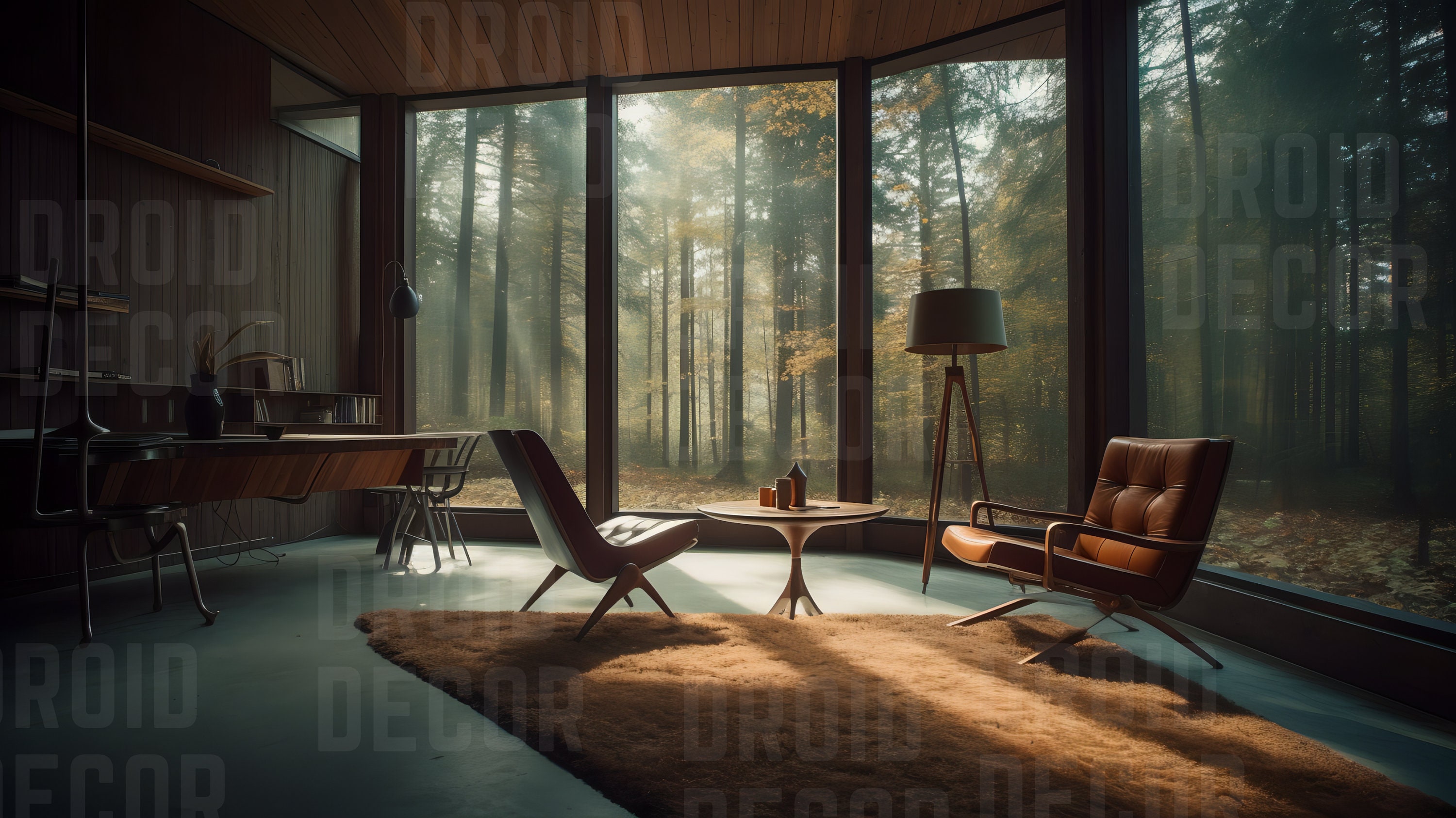 Modern Mountain Home Virtual Backgrounds| Pngs | Zoom Background ...