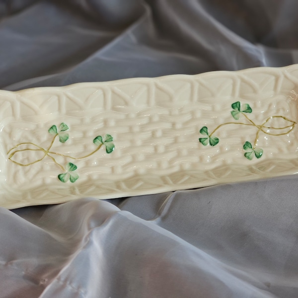 Belleek Shamrock - Etsy