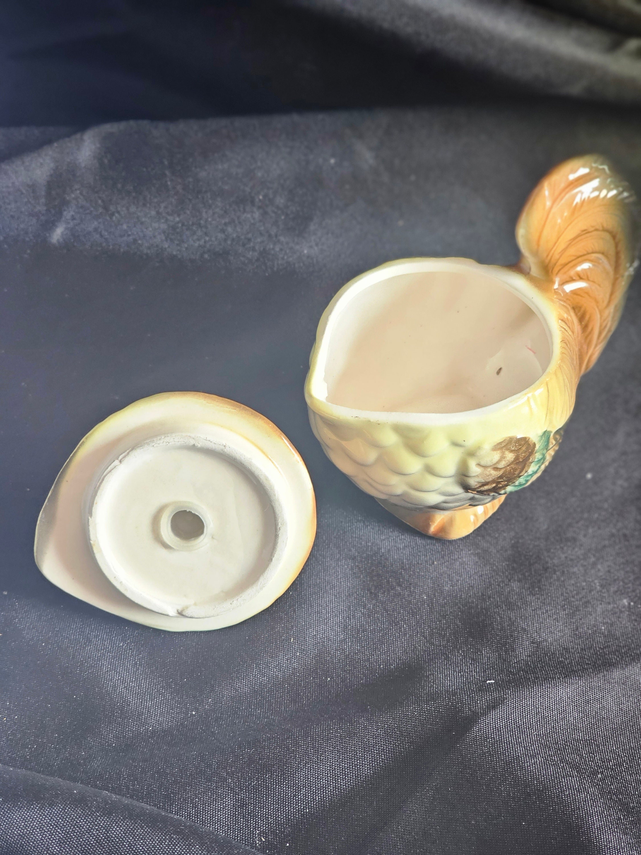 Vintage Single Hen Rooster Container With Lid Sugar Container - Etsy