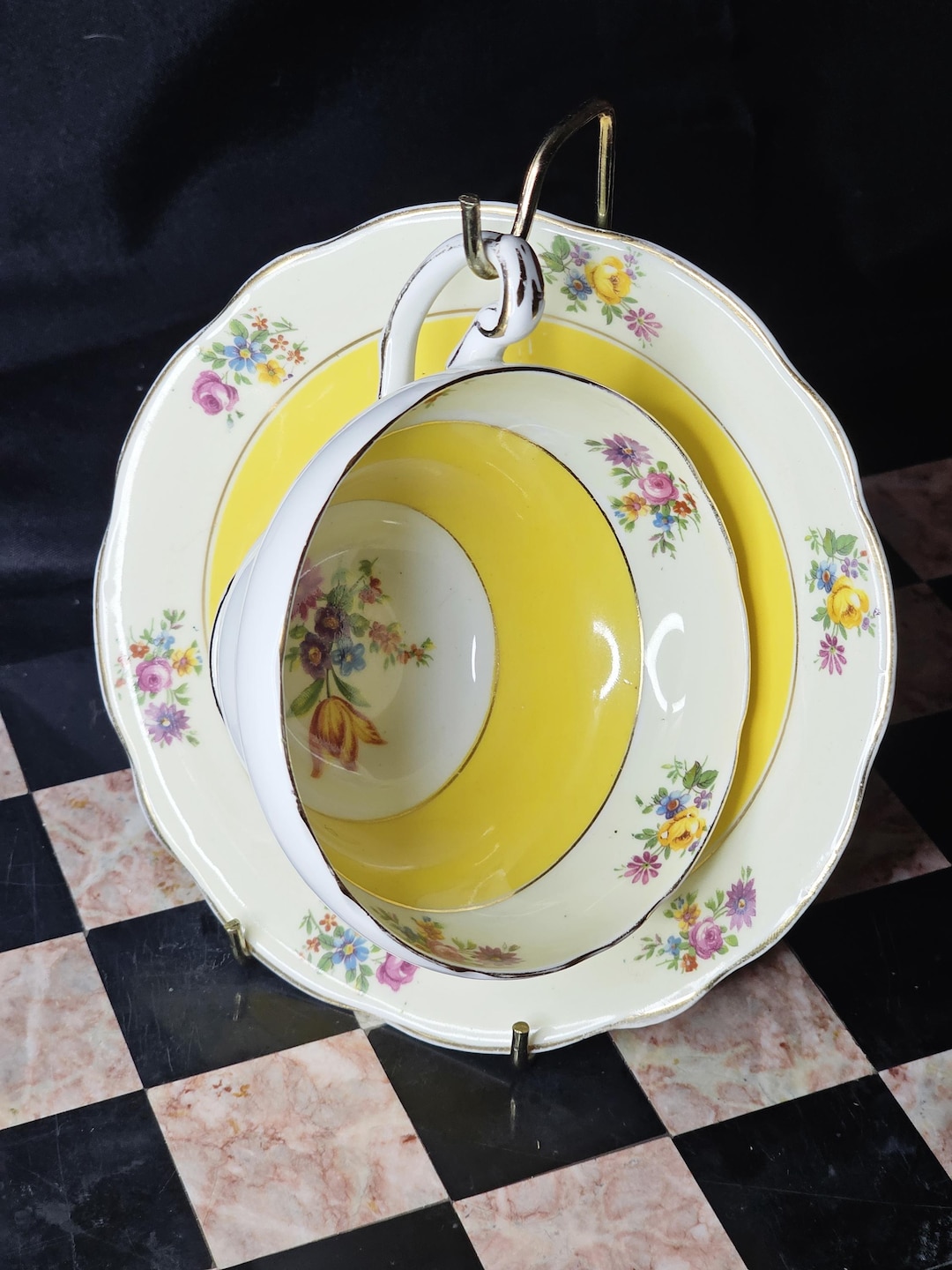 Vintage Super Rare Elijah Brain and Co. Foley Bone China Teacup ...