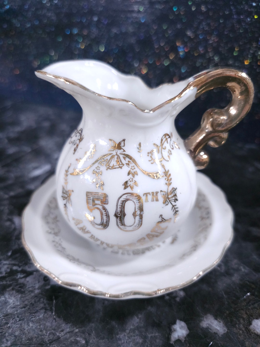 Vintage Set of Lugene's of Japan 50th Anniversary Creamer / Pitcher ...