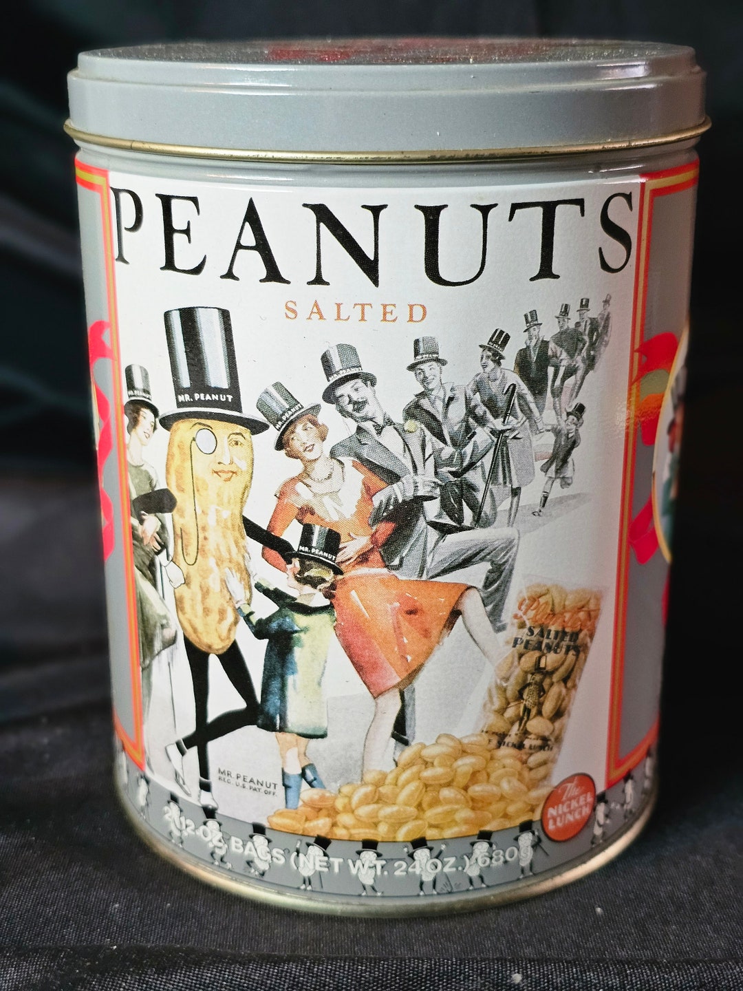 Vintage Limited Edition Planters Salted Peanuts, Mr. Peanut Tin 1989 - Etsy