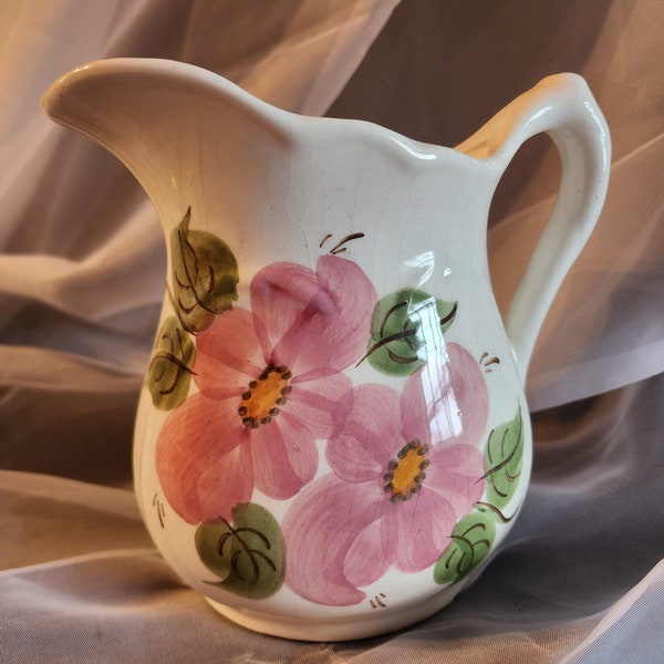 Hand Painted Pitcher - Etsy