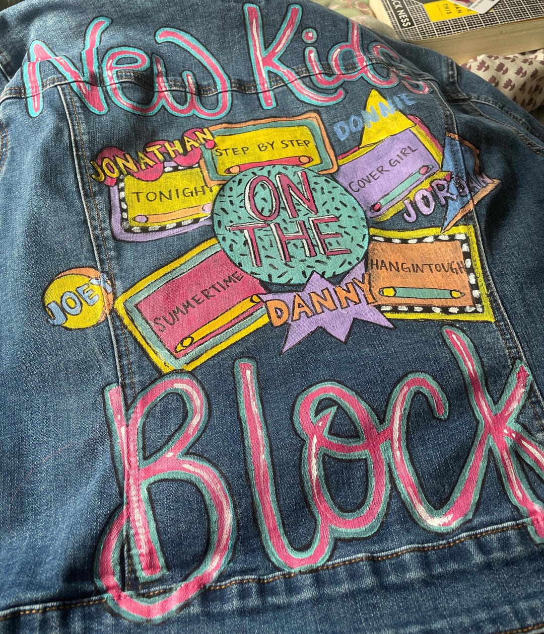 Custom Painted Jean Jacket - Etsy