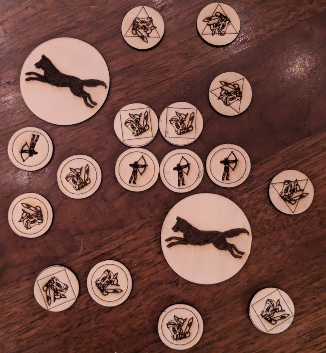 Enemy Tokens for Dungeons and Dragons, Pathfinder, TTRPG, Etc. - Etsy