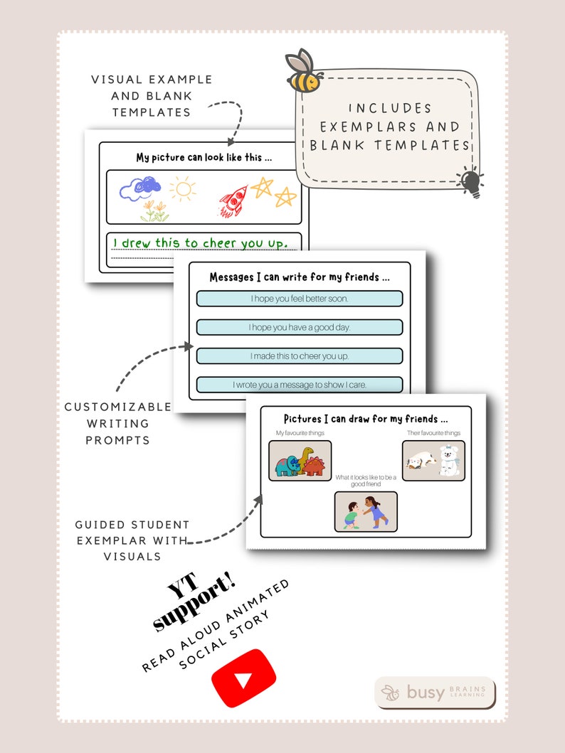 Feelings & Friends Social Story Book| Autism, Social-emotional, Spec ...