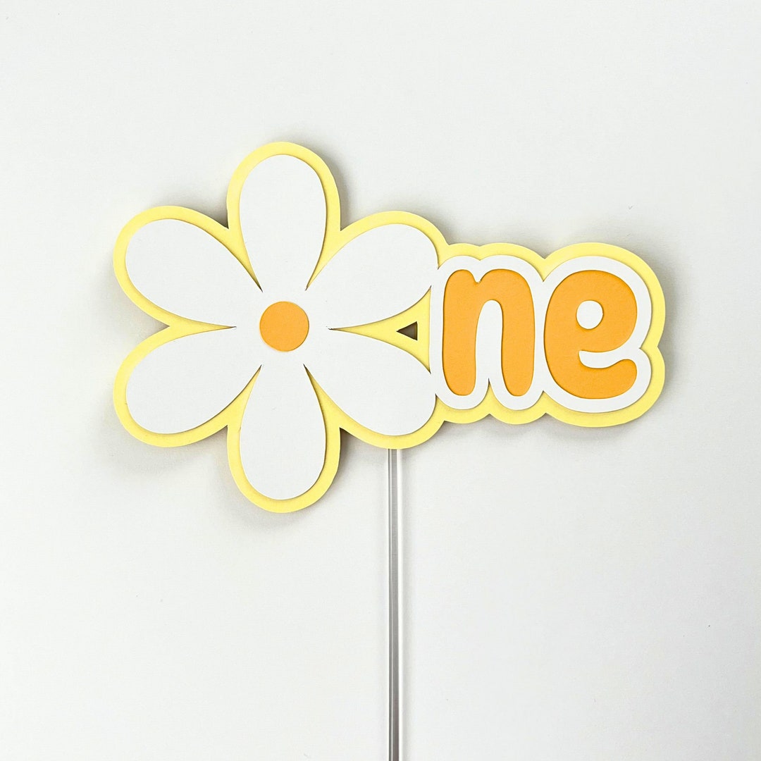 Daisy Cake Topper Daisy Flower Cake Topper Daisy - Etsy
