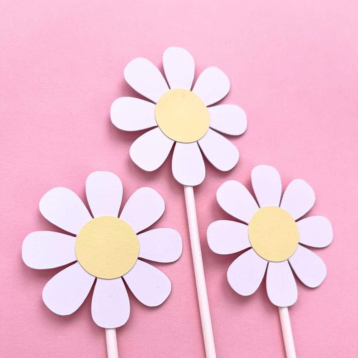 Cute Daisy Cupcake Toppers Daisy Theme First Birthday Decor - Etsy