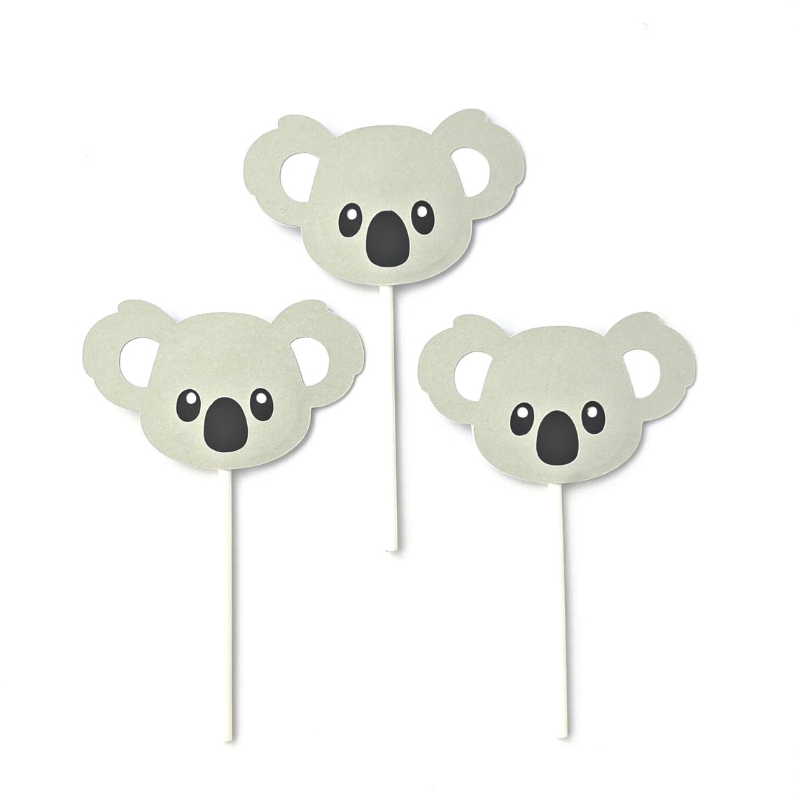Koala Cupcake Toppers Koala Party Australian Animal Party - Etsy Australia