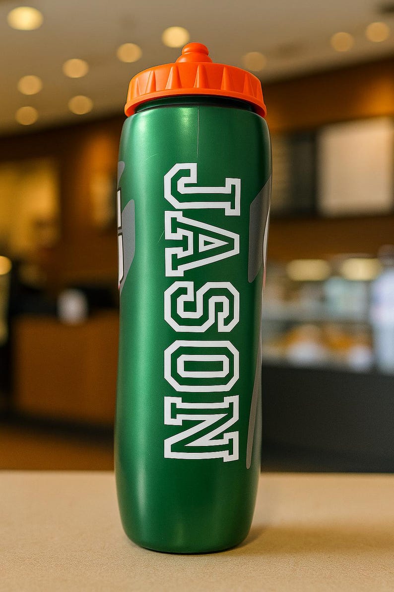 Custom Personalized Decal Name Made to Fit a 32oz Gatorade Water Bottle ...