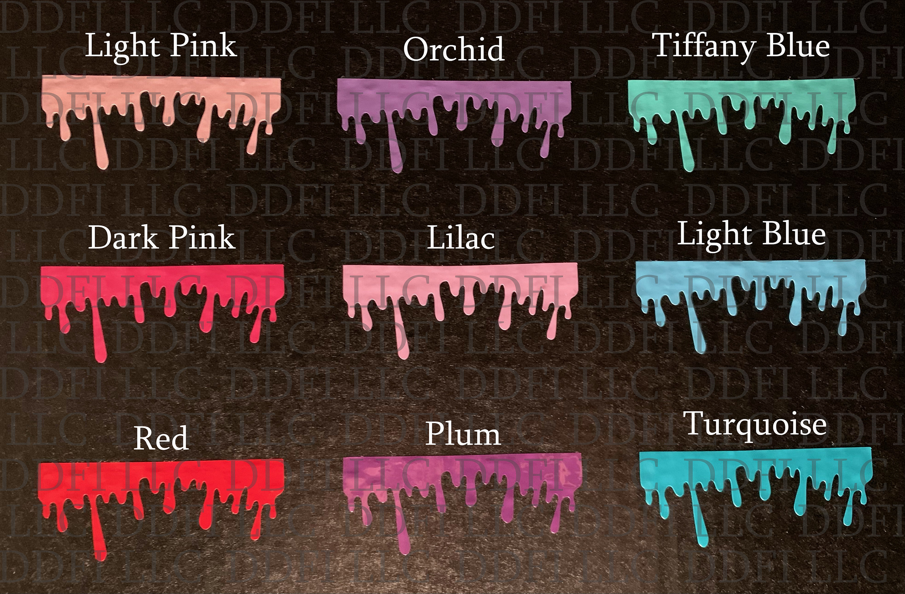 Drip Decal | Drip Sticker | Vinyl Drip Decal | Dripping Sticker | DIY ...